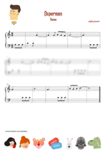 Partition - Superman - PIANO ACADEMIE